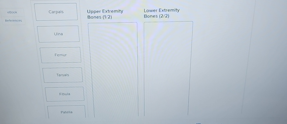 Solved eBookCarpalsReferencesUpper Extremity Bones | Chegg.com