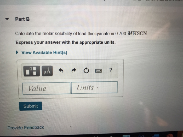Solved Lead thiocyanate, Pb(SCN)2, has a Ksp value of 2.00 x | Chegg.com