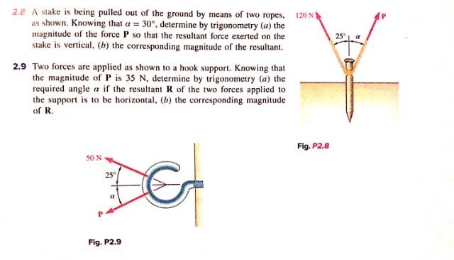 Solved 2.12 For the hook support shown, determine by | Chegg.com