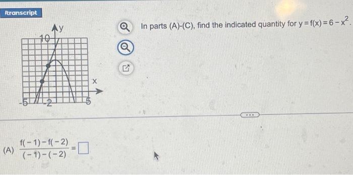 Solved In parts (A)−(C), find the indicated quantity for | Chegg.com