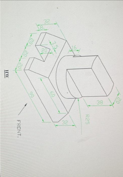 Solved draw using autocad with full dimesnsions . draw top, | Chegg.com Solved draw using autocad with full dimesnsions . draw top, | Chegg.com
