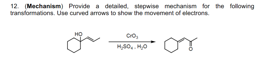 Solved (Mechanism) ﻿Provide a detailed, stepwise mechanism | Chegg.com