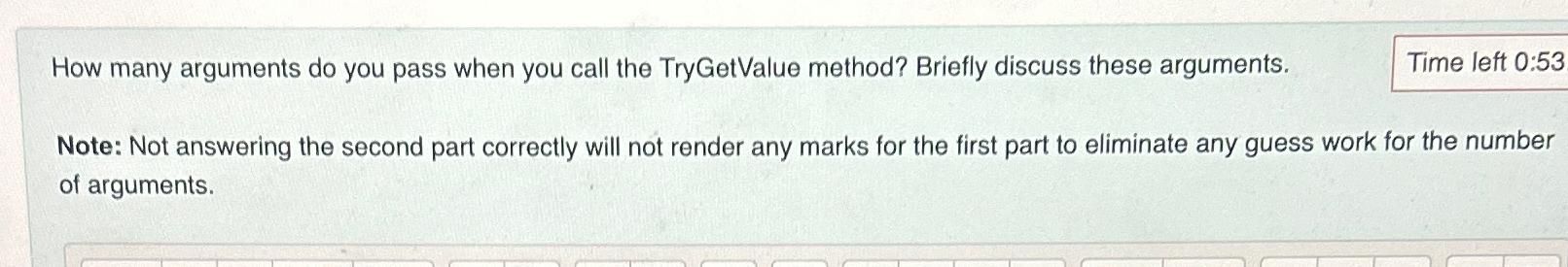Solved How many arguments do you pass when you call the | Chegg.com