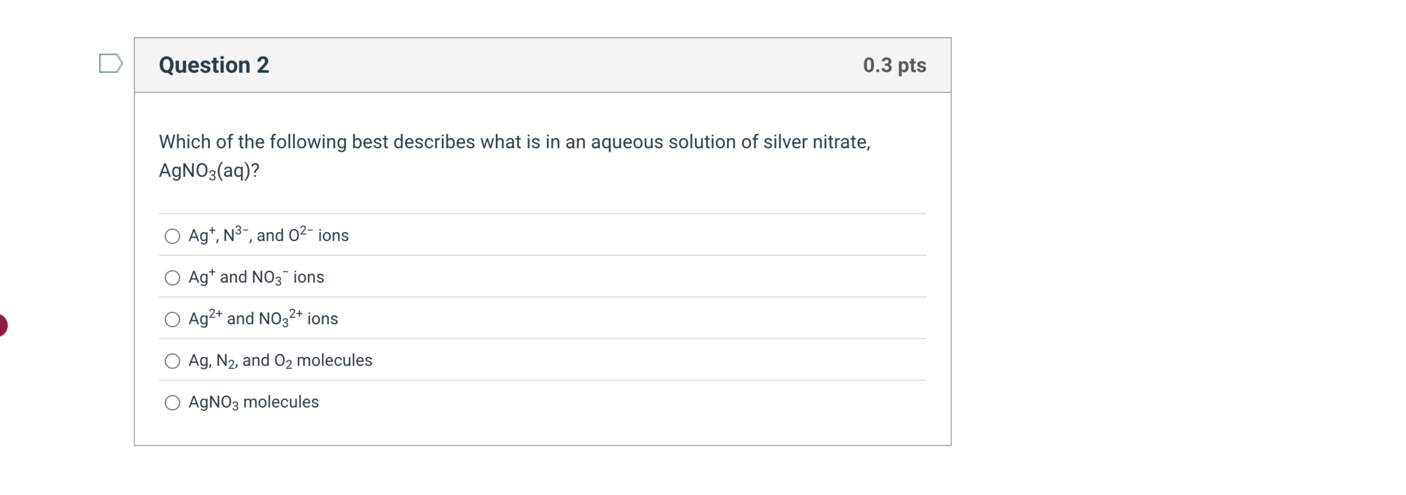 Solved Question 2Which of the following best describes what | Chegg.com
