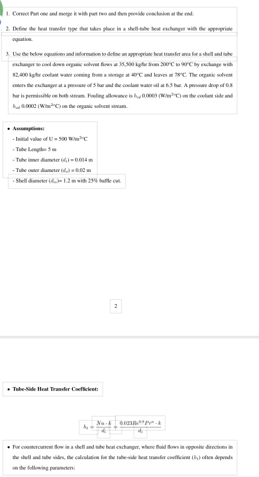 Solved Correct Part one and merge it with part two and then | Chegg.com