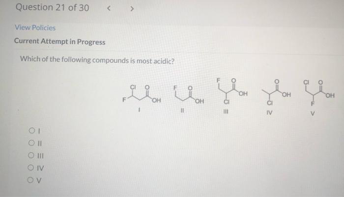 Solved Which of the following compounds is most acidic?Rank | Chegg.com