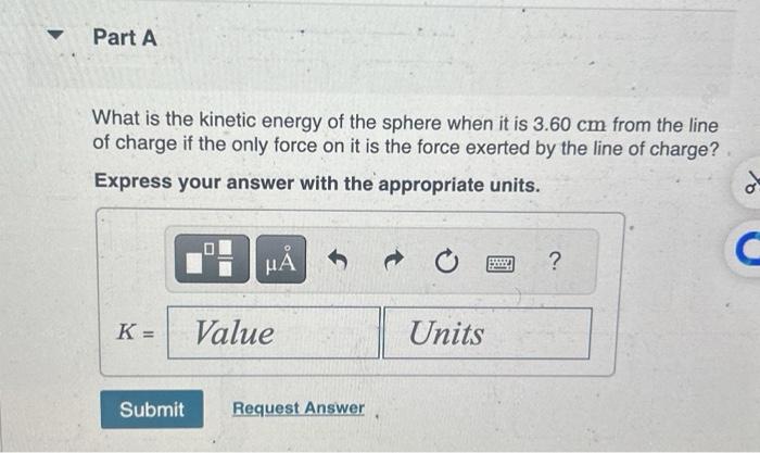 Solved A very small sphere with positive charge q=+9.00μC is | Chegg.com
