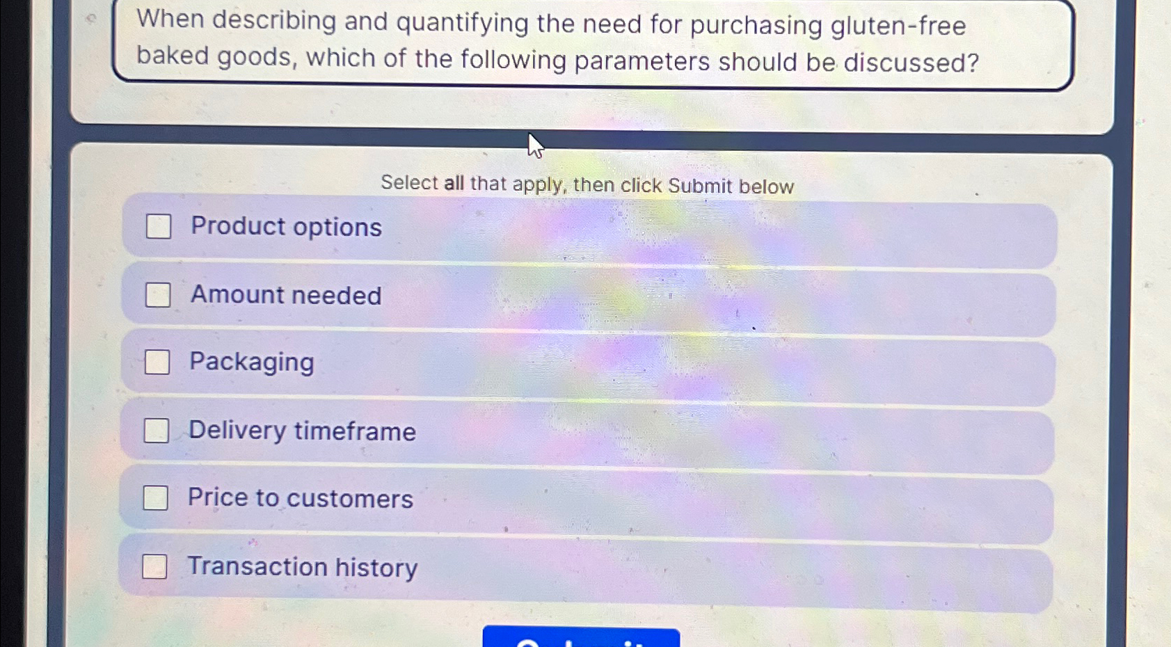 Solved When describing and quantifying the need for | Chegg.com