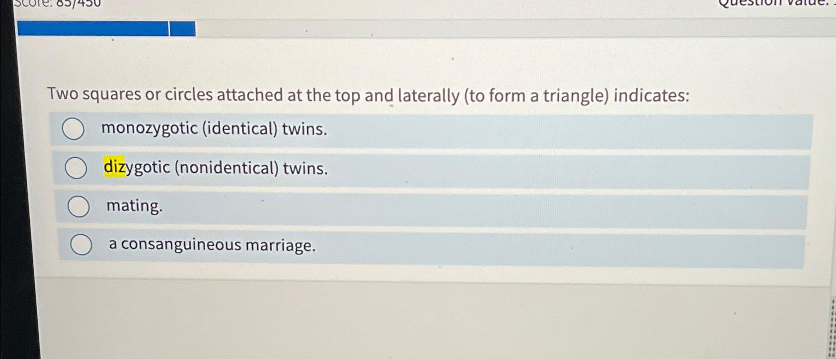 Solved Two squares or circles attached at the top and | Chegg.com