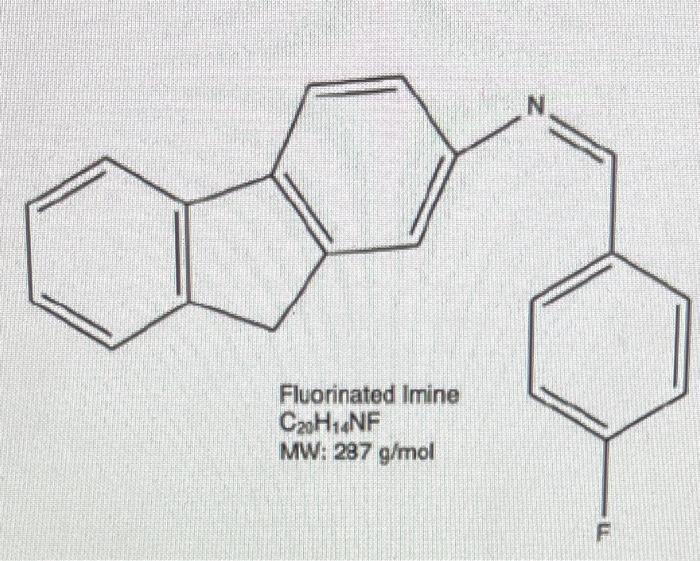 Solved CN Benzonitrile CHIN N Fluorinated Imine C2H1.NF. | Chegg.com