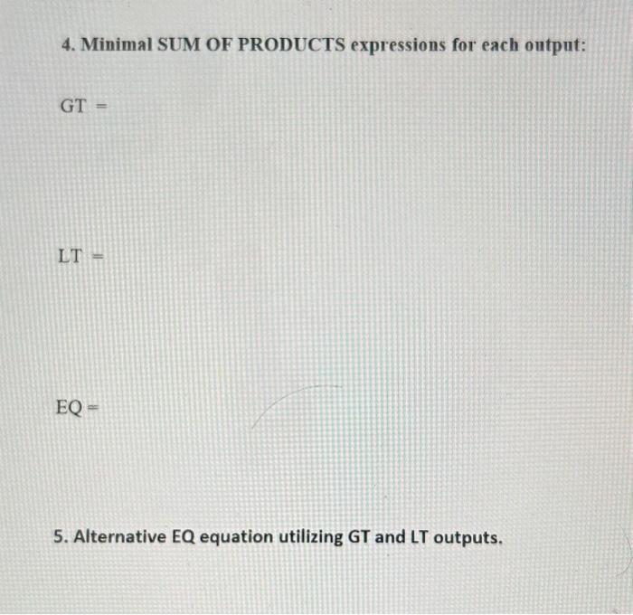 Solved \begin{tabular}{|c|c|} \hline INPUTS & OUTPUTS \\ | Chegg.com