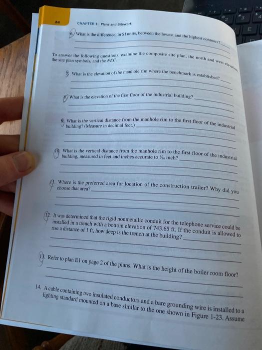 What is the vertical distance from the manhole rim to | Chegg.com
