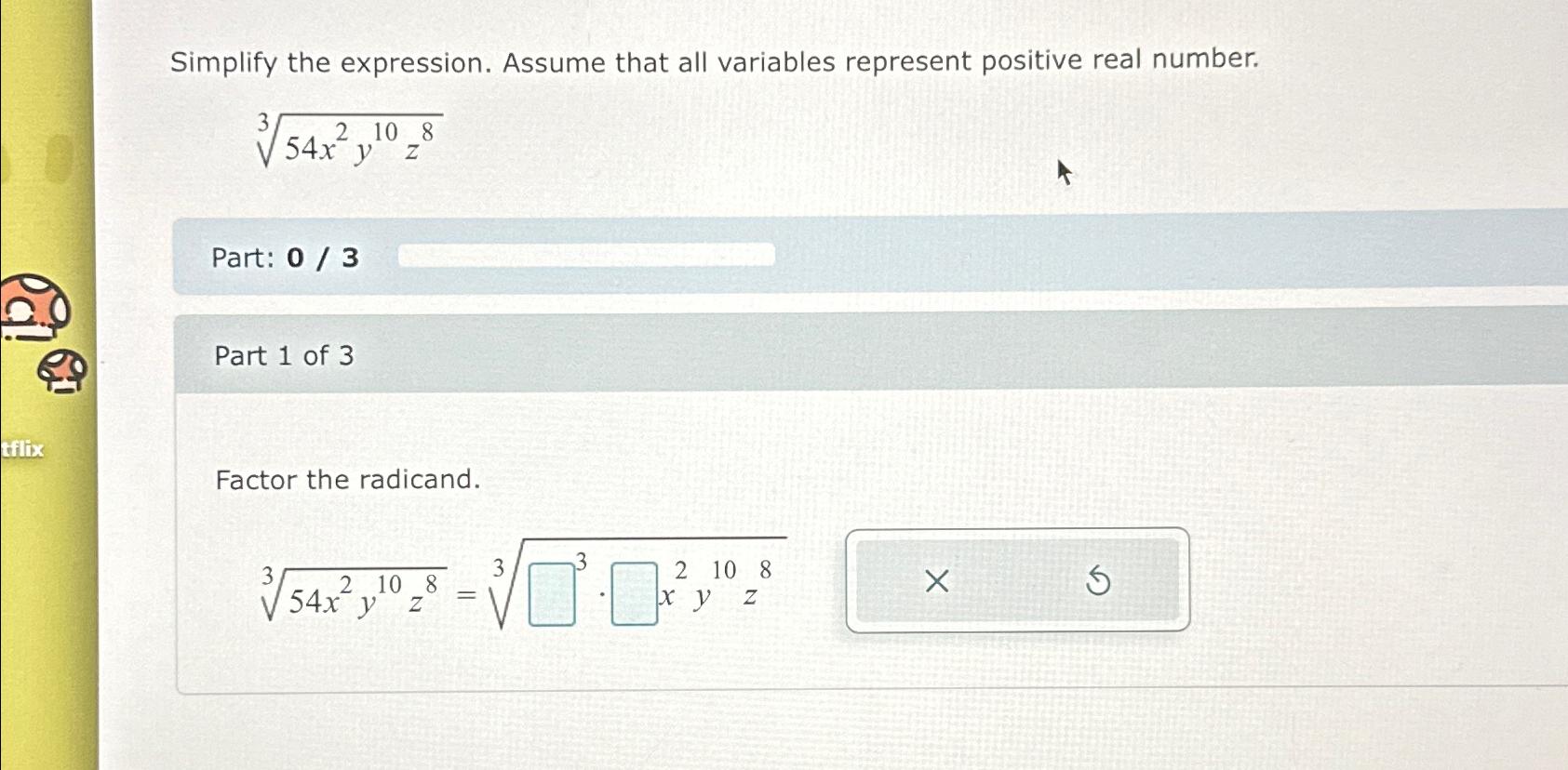 Solved Simplify the expression. Assume that all variables | Chegg.com