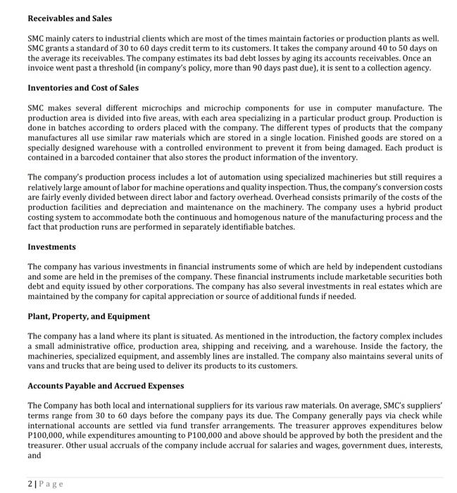Solved 1. Identify 3 – 5 internal considerations on each of | Chegg.com