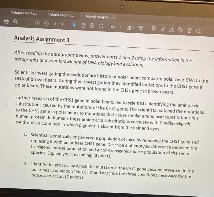 Solved After reading the paragraphs below, answer parts 1 | Chegg.com