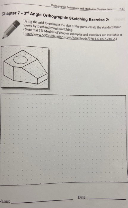 Solved Orthographic Projections and Multiview Constructions | Chegg.com