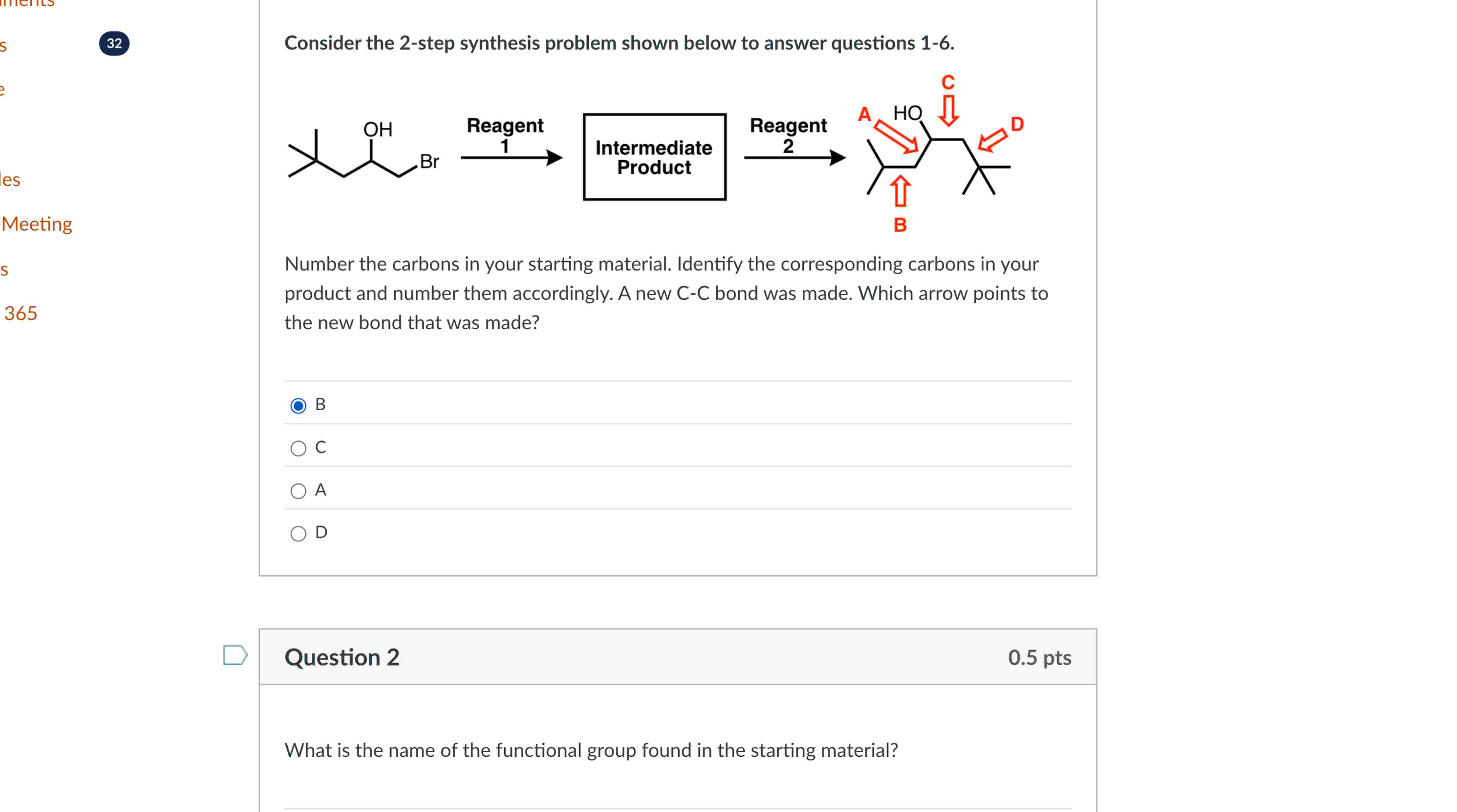 Solved Consider the 2-step synthesis problem shown below to | Chegg.com