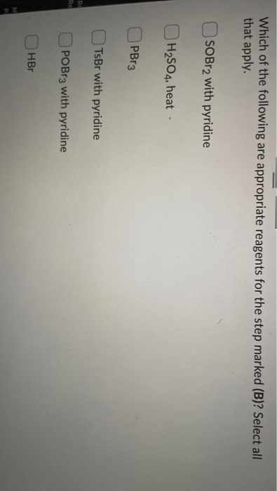 Solved overall reaction -он sa i step by step synthesis | Chegg.com