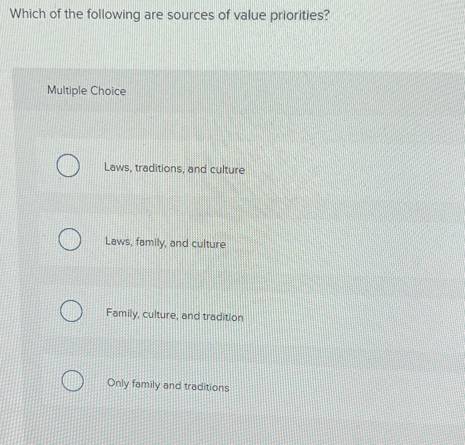 Solved Which of the following are sources of value | Chegg.com