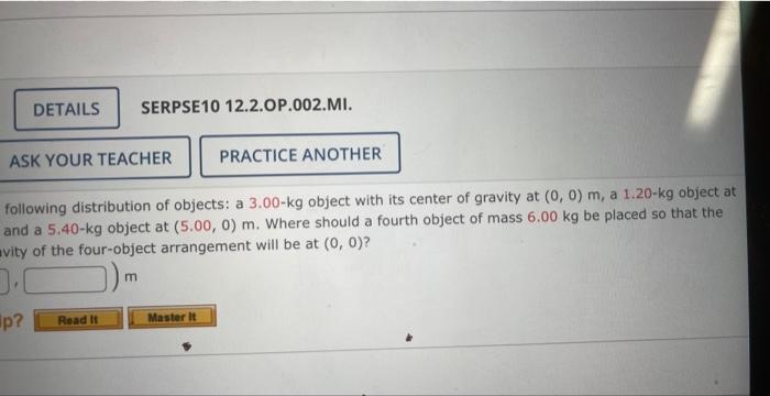 Solved Consider the following distribution of objects: a | Chegg.com