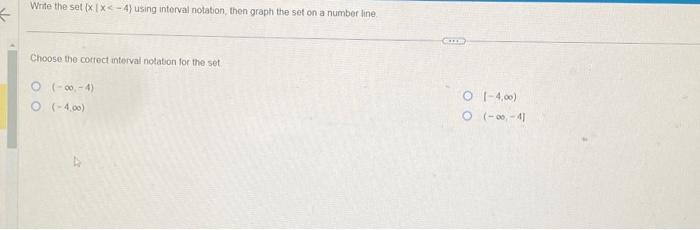 Solved Write the set {x|x