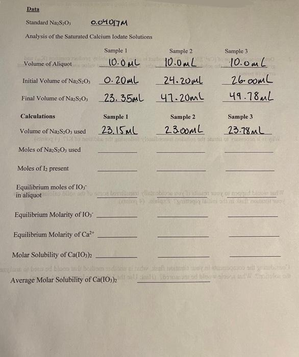 Solved Need help solving the calculations and the questions. | Chegg.com