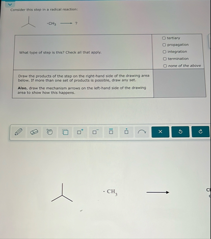 Solved Consider this step in a radical | Chegg.com