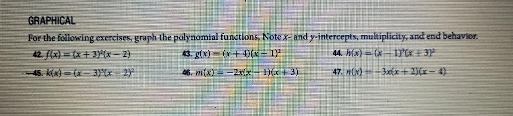 Solved GRAPHICAL For the following exercises, graph the | Chegg.com