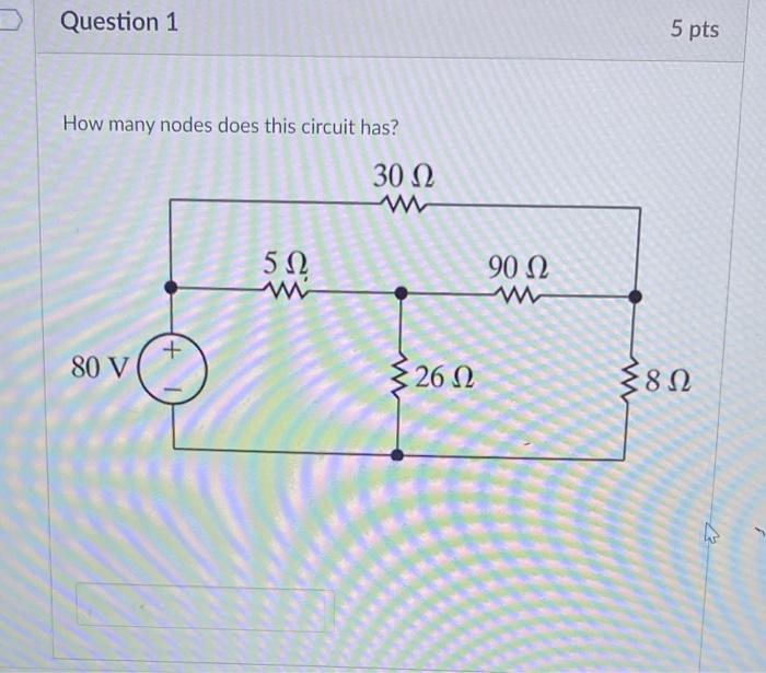 Solved How many nodes does this circuit has? How many | Chegg.com