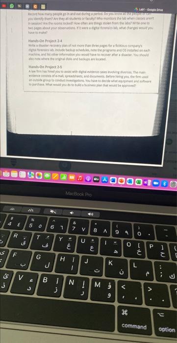 Solved Hands-On Project 2-1 You have just been hired to | Chegg.com