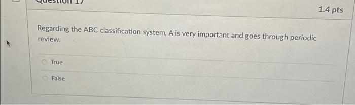 Solved Regarding the ( A B C ) classification system, ( A ) | Chegg.com
