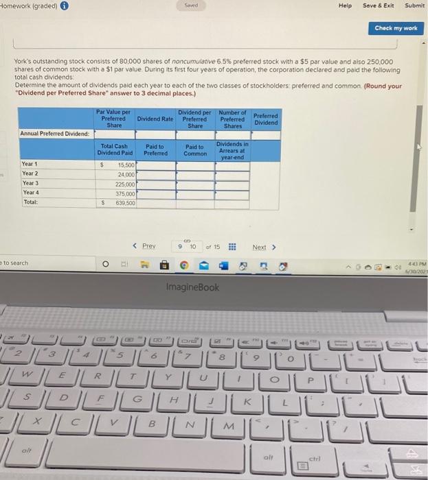 Solved Homework (graded) Saved Help Save & Exit Submit Check | Chegg.com