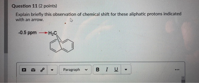 Solved Question 11 (2 points) Explain briefly this | Chegg.com