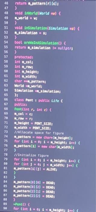 Solved Part 1: Organize the code (85%) : Following what we | Chegg.com