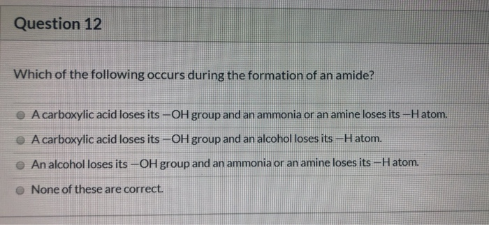 Solved Question 12 Which of the following occurs during the | Chegg.com