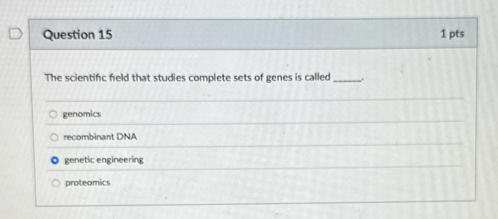 Solved Question 151 ﻿ptsThe scientific field that studies | Chegg.com