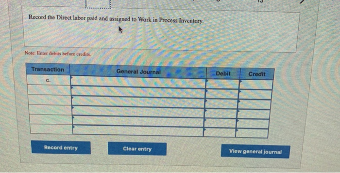 Solved Prepare journal entries for the month of April to | Chegg.com