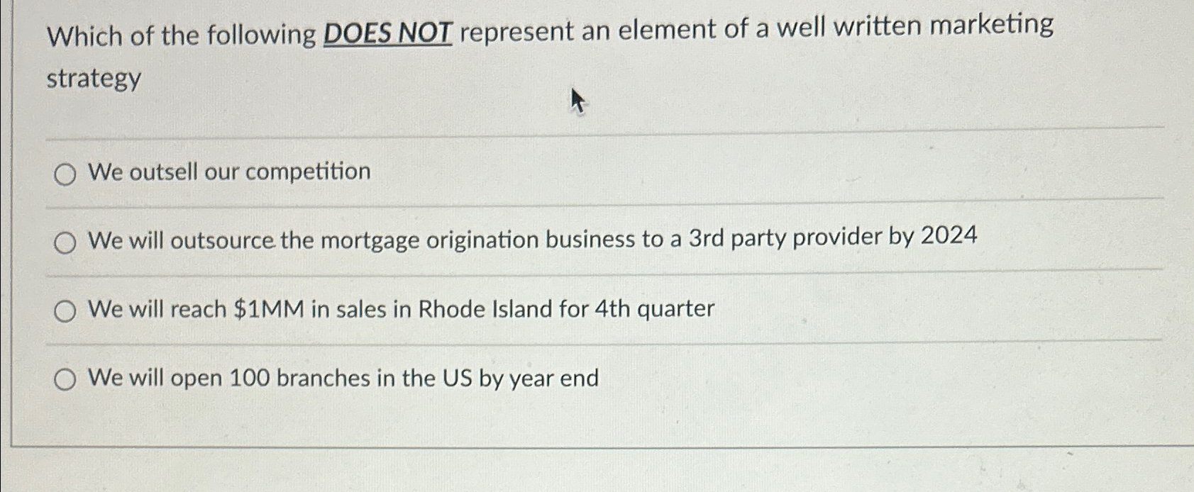 Solved Which of the following DOES NOT represent an element | Chegg.com