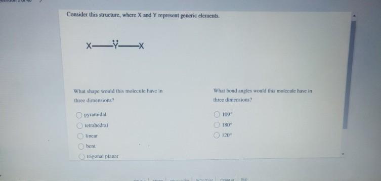Solved Consider this structure, where X and Y represent | Chegg.com