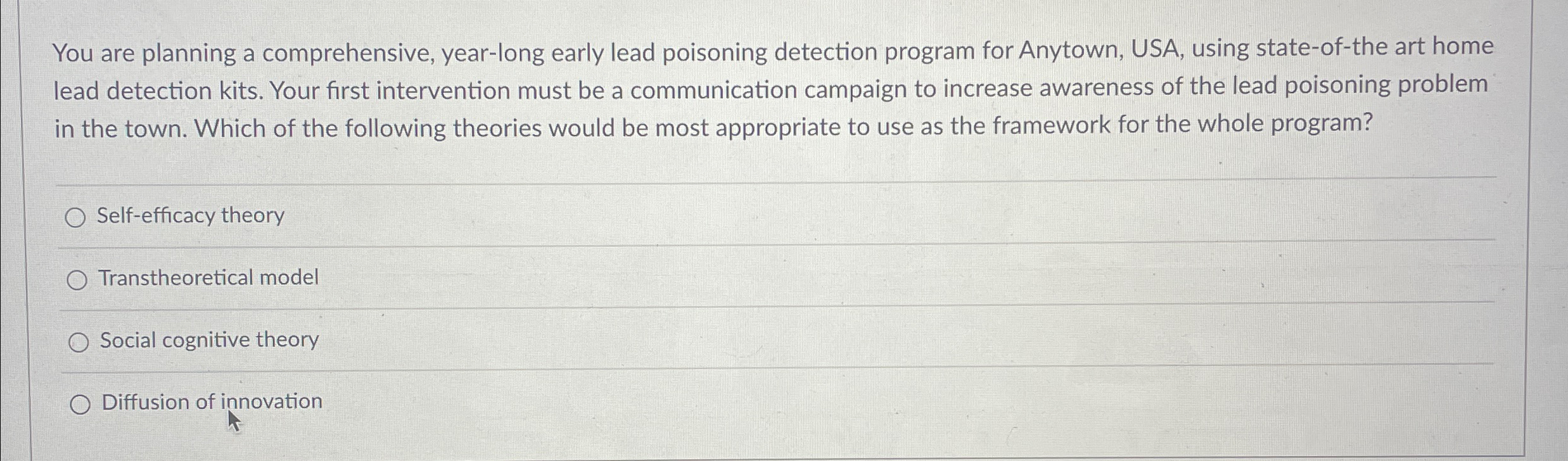 Solved You are planning a comprehensive, year-long early | Chegg.com