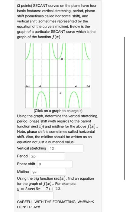 Solved (2 points) TANGENT curves on the plane have four | Chegg.com