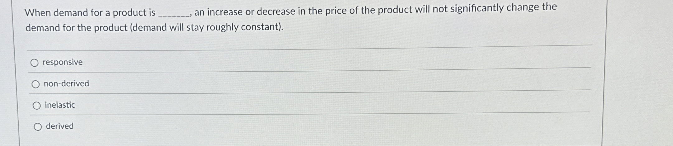 Solved When demand for a product is q, , ﻿an increase or | Chegg.com