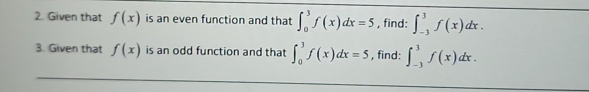 Solved Part 1: 1. Find the area bounded by the graph of f(x) | Chegg.com