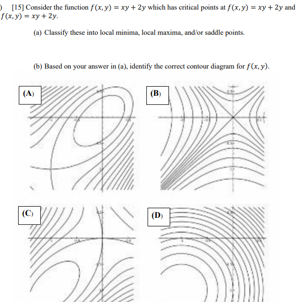 Solved Consider The Function F X Y Xy 2y ﻿which Has