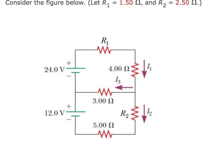 Solved (b) Calculate the current I1. Your response differs | Chegg.com