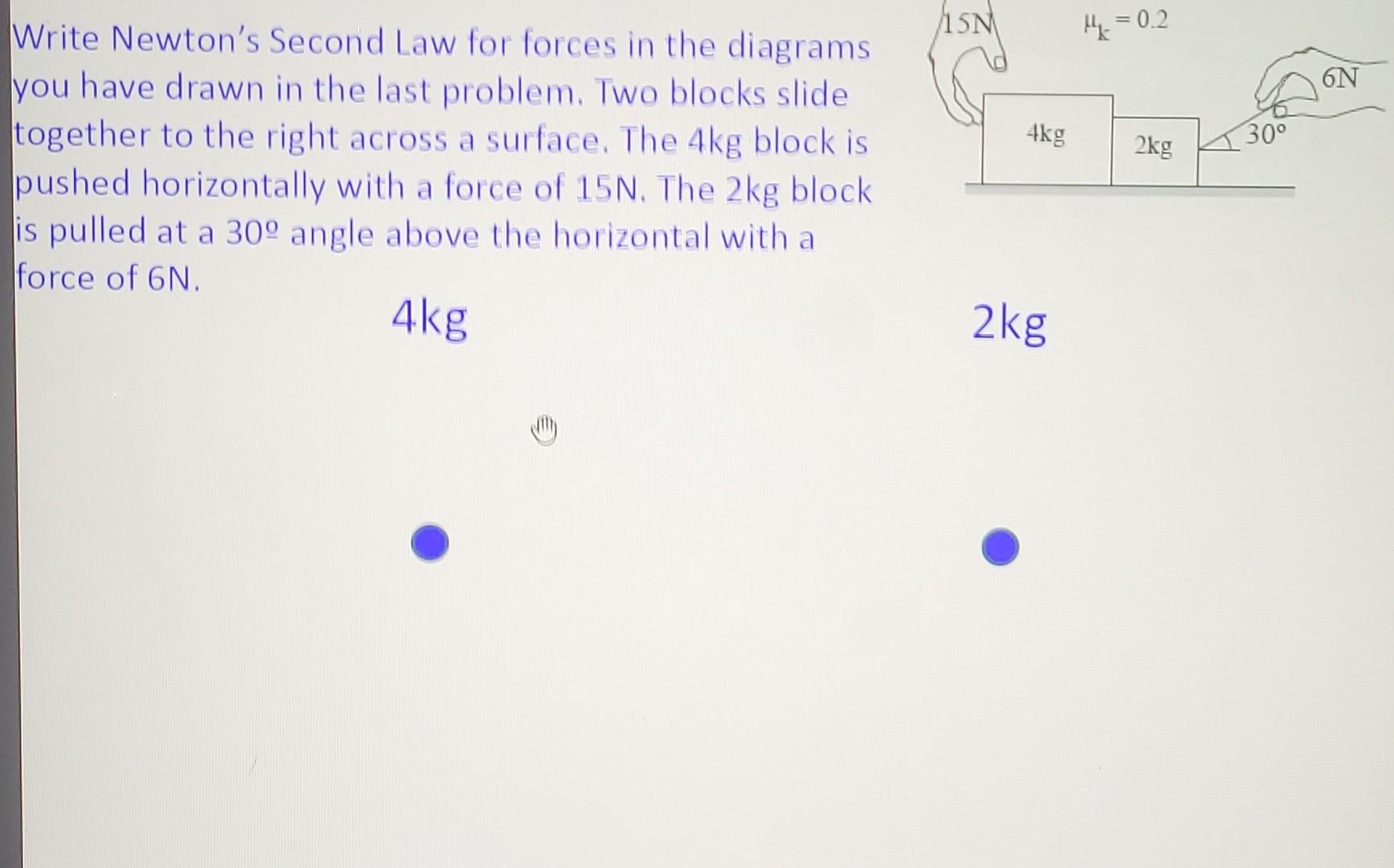 Solved 4 in Lab / Sketch a free-body diagram (i.e., a force | Chegg.com