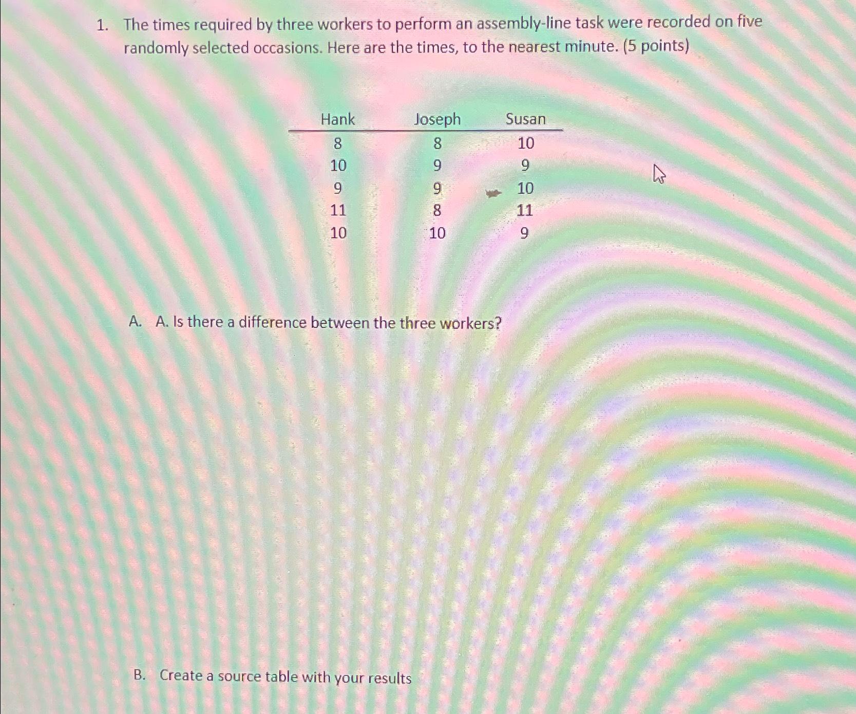 Solved Show all your work | Chegg.com