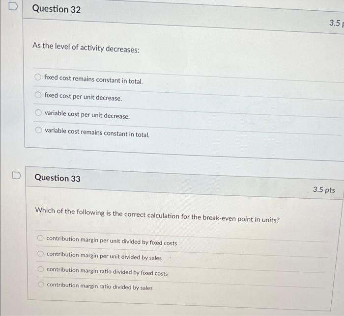 Solved D Question 24 35 Pts A Decrease In Accounts Payable 5416