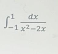 Solved ∫−11x2−2xdx | Chegg.com