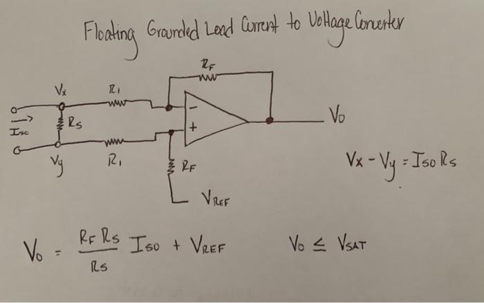 Solved Voltage to Current and Current to Voltage Converters | Chegg.com